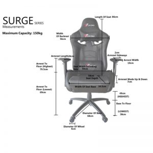 TT Racing Duo V3 Gaming Chair - Red - FurnitureDirect.com.my