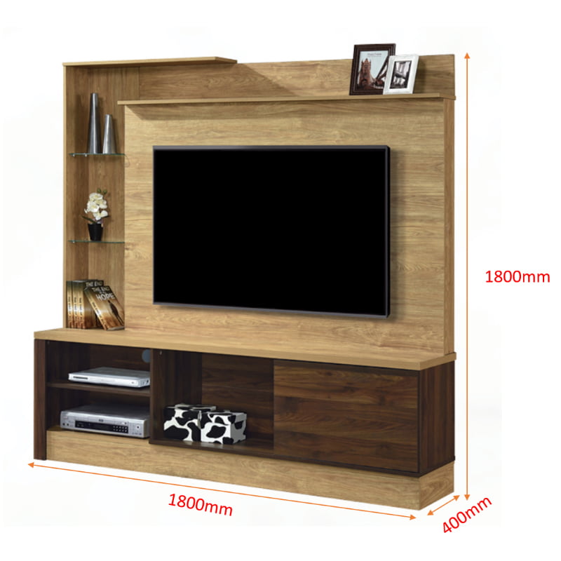 MARIAN 6 Feet TV Cabinet-White - FurnitureDirect.com.my