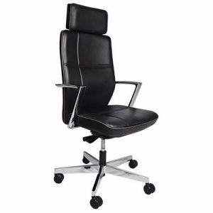 Merryfair SONOMA top grain leather high back chair - FurnitureDirect.com.my