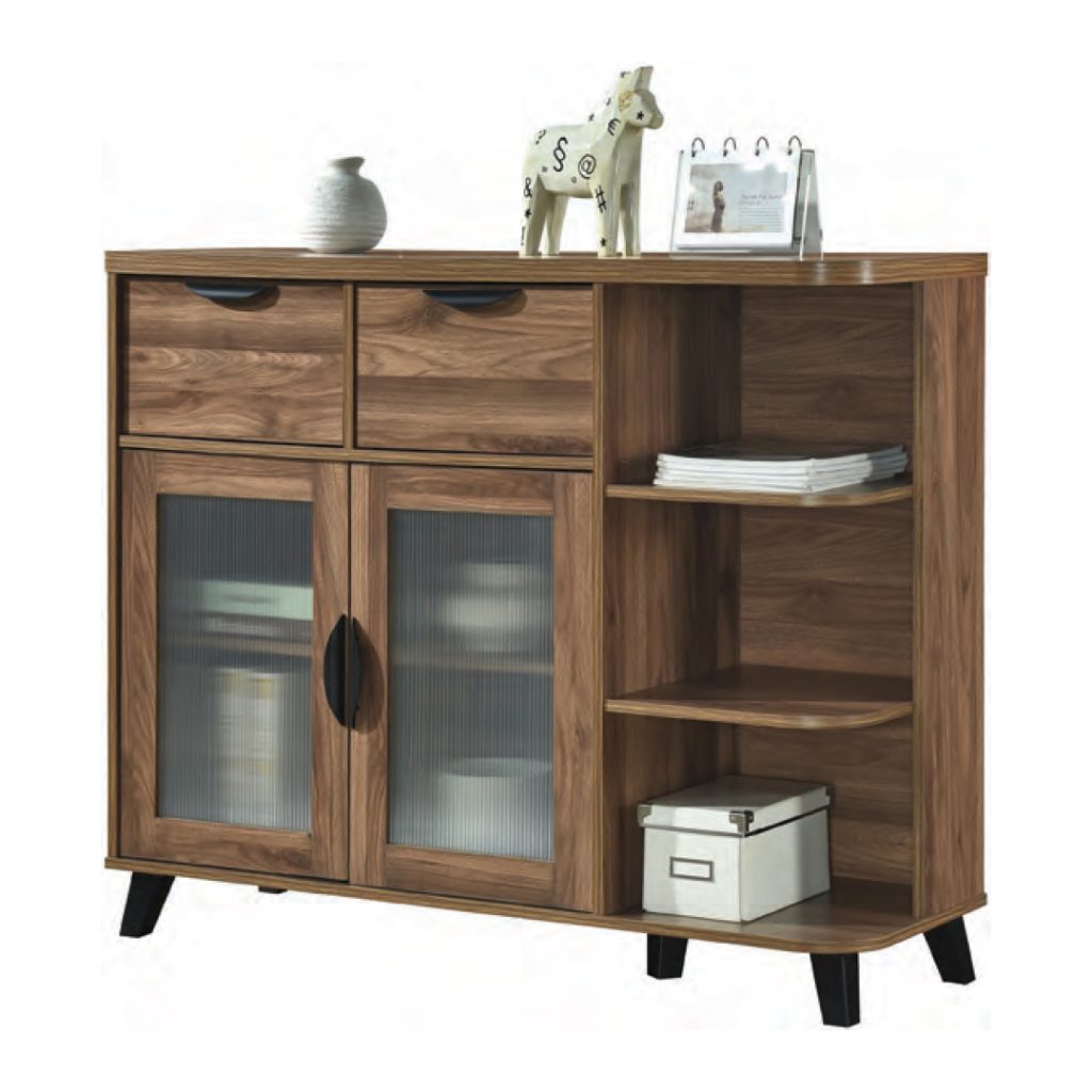 ARCHI 120cm Sideboard-Walnut - FurnitureDirect.com.my